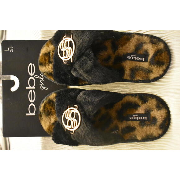 Bebe Girls | Shoes | Faux Fur Slippers | Poshmark